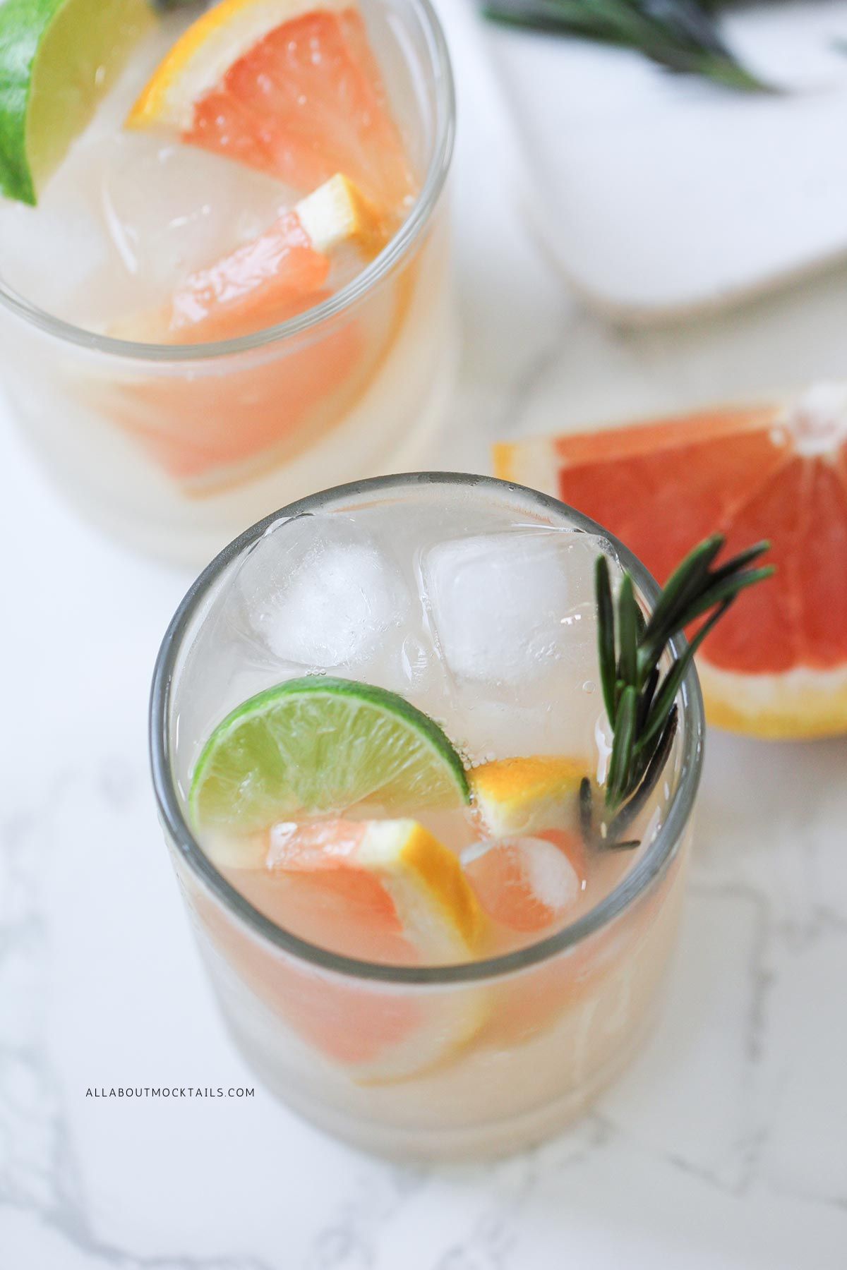 Grapefruit Rosemary Mocktail