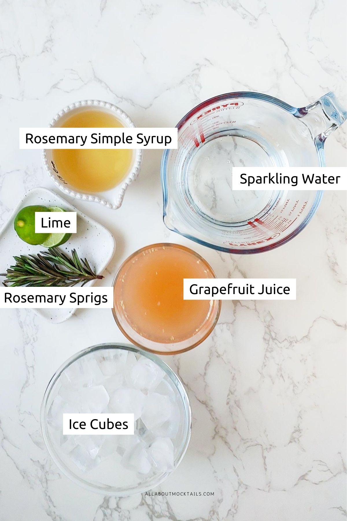 Grapefruit Rosemary Mocktail