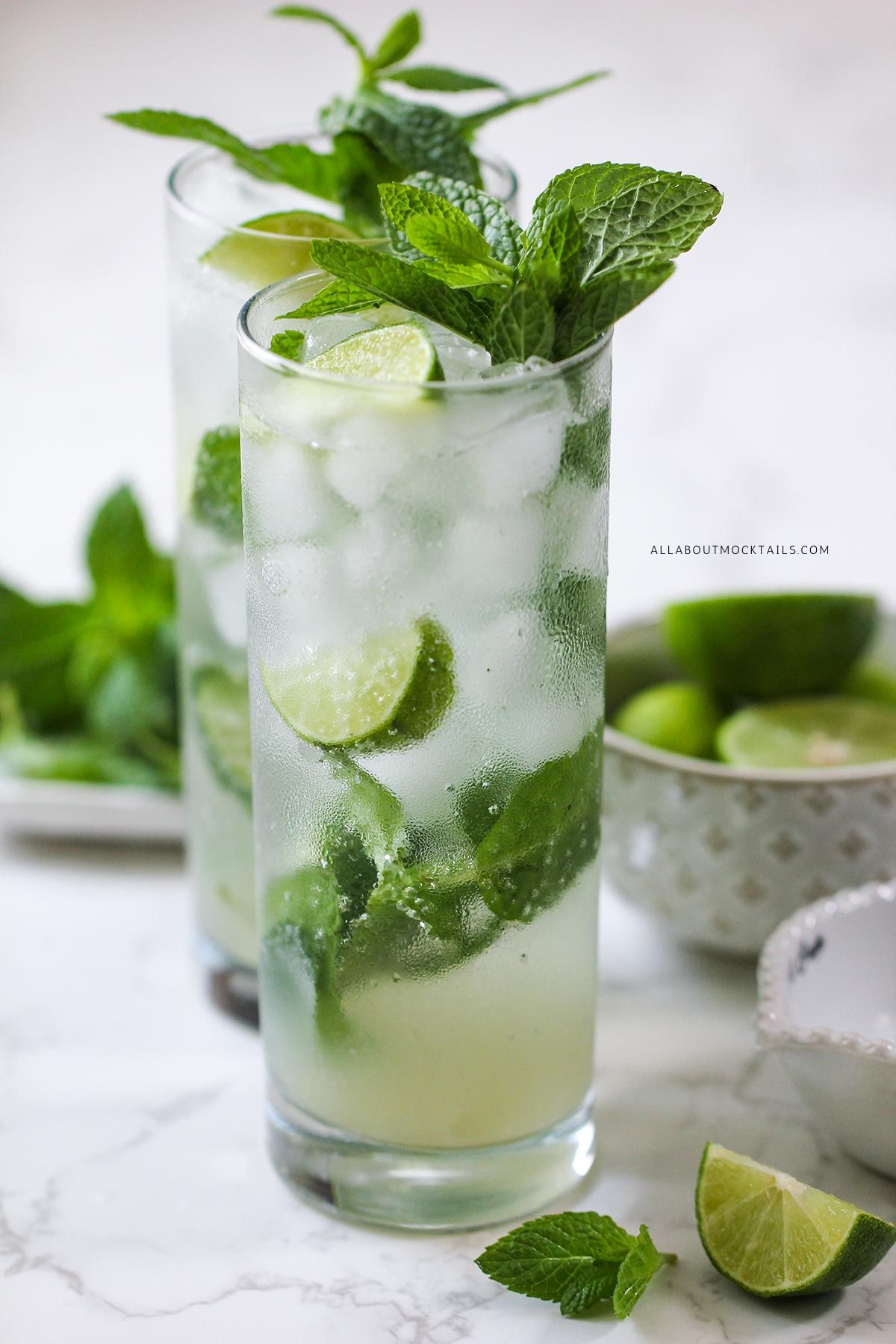Virgin Mojito Recipe (Non-alcoholic Mojito Mocktail)