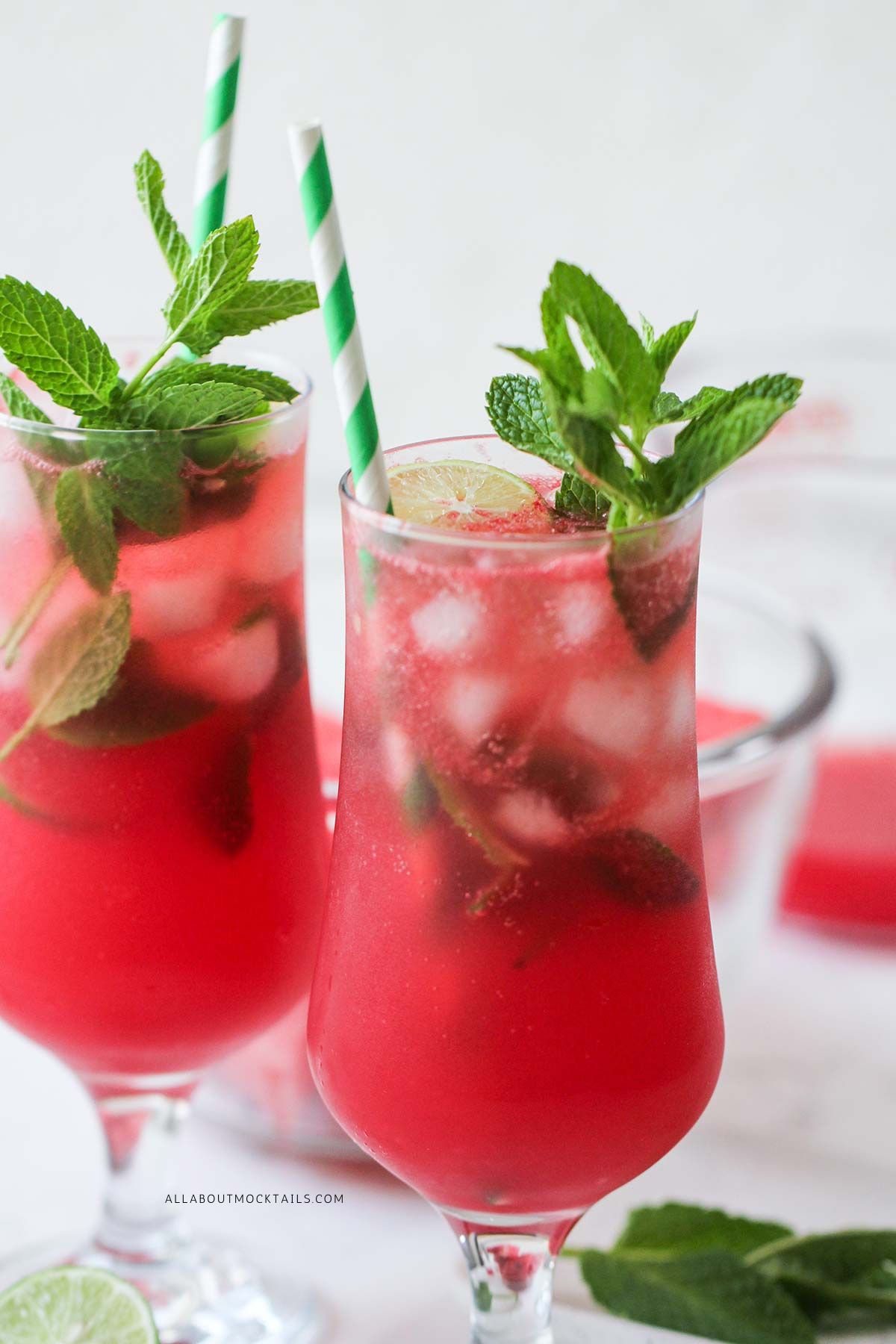 Watermelon Mocktail (With Mint and Lime)