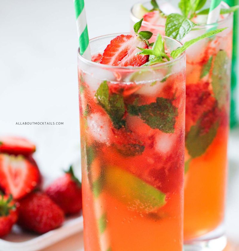 Strawberry Mojito Mocktail