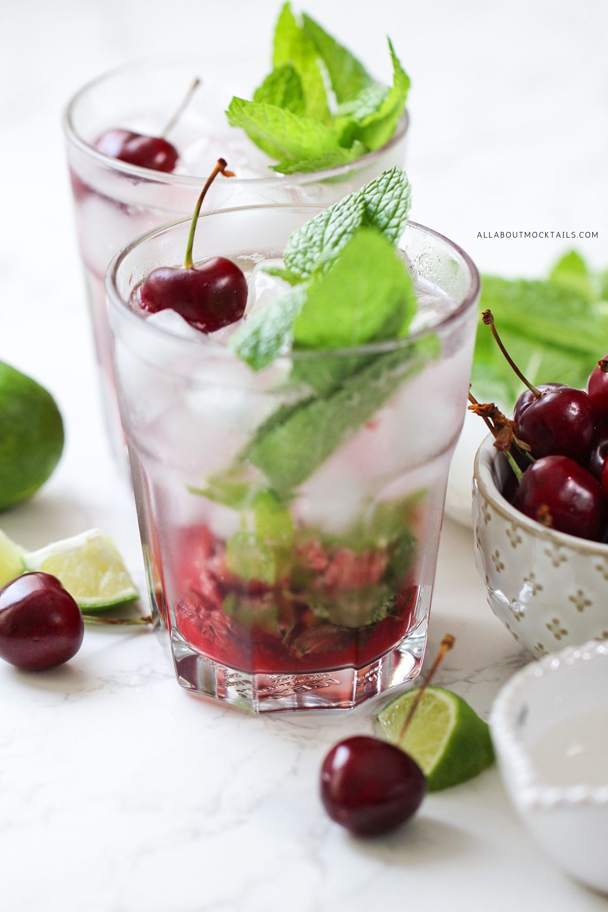 Cherry Mojito Mocktail