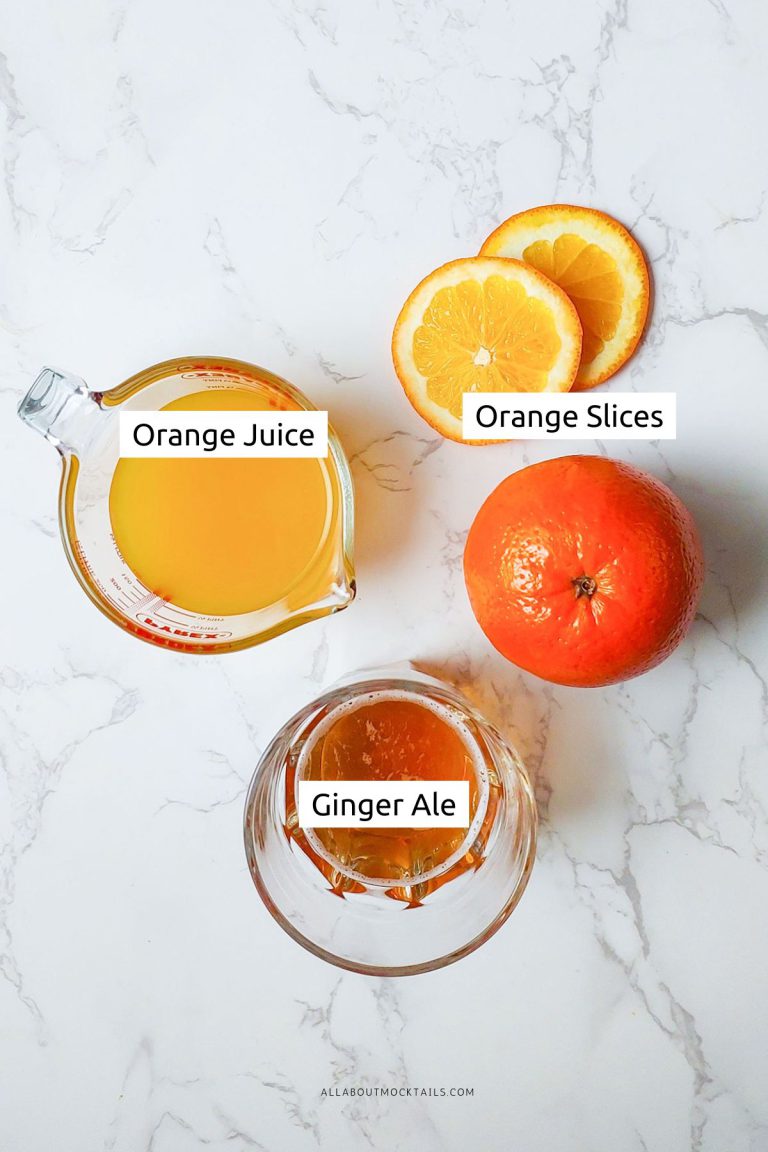 Non-Alcoholic Mimosa Mocktail