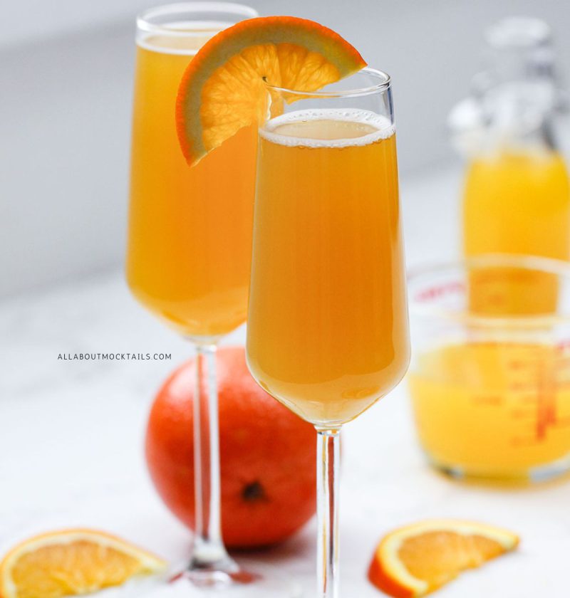 Non-Alcoholic Mimosa Mocktail