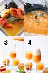 Non-Alcoholic Peach Bellini