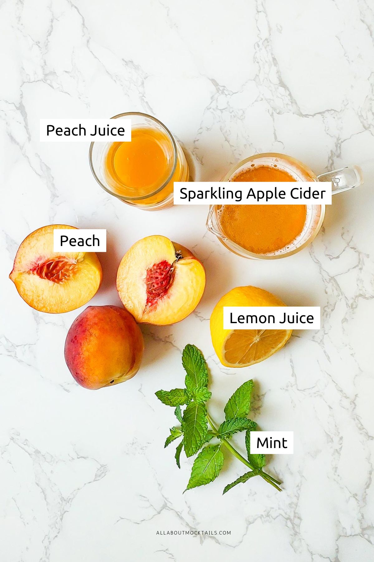 Non-Alcoholic Peach Bellini